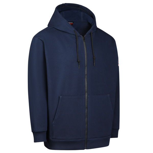 Men's Fleece FR Zip-Front Hooded Sweatshirt - WWOF Wholesale Product Guide