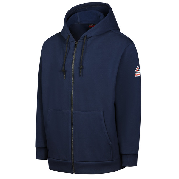 Men's Fleece FR Zip-Front Hooded Sweatshirt - WWOF Wholesale Product Guide