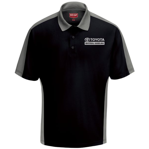 Toyota® Material Handling Men's Short Sleeve Performance Knit® Two-Tone ...